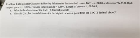 Solved Problem Points Given The Following Chegg