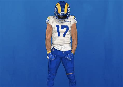Los Angeles Rams To Wear New Uniform Combination In Playoffs Sportslogosnet News
