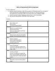 Engineering Design Process Solve Physical Problems With Course Hero