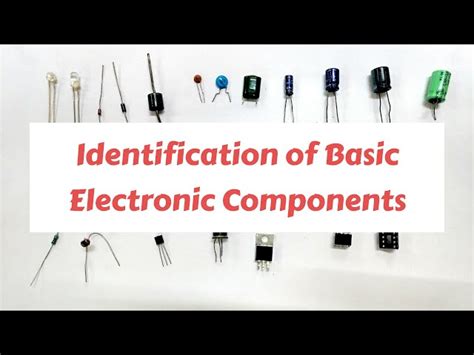 Identifying Electronic Components