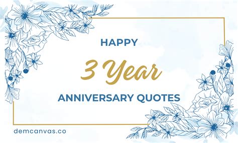 Happy 3rd Year Anniversary Quotes Happy 3rd Wedding Anniversary To My