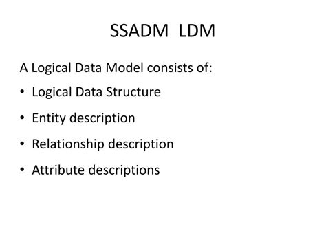 Ppt Chapter 3 Model And Views Of Ssadm Powerpoint Presentation Id 3636288