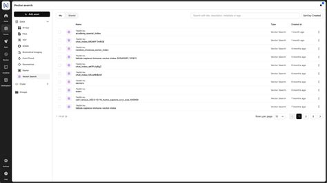 Vector Search Indices