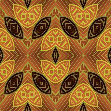 Premium Vector Seamless Abstract Pattern Symmetrical Geometrical