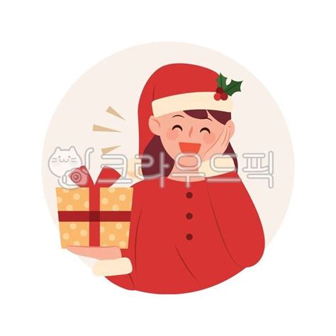 크리스마스 겨울 일러스트 벡터 선물 사진 이미지 일러스트 캘리그라피 Woocat작가