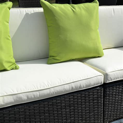 Outdoor Patio Wicker Sofa Set 5pc Pe Rattan