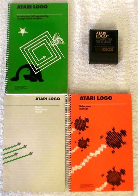 Atari Logo Programming Language Cartridge And Manuals 400800800xl1200xl1450 Nr 1827852648