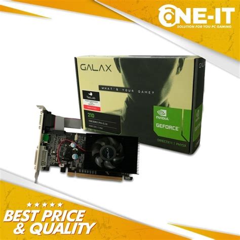 Jual Vga Galax Geforce Gt 210 1gb Ddr3 Nvidia Gt210 Kota Surabaya One It Solution Tokopedia