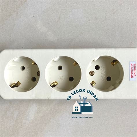 Jual Stop Kontak Terminal Listrik 3 Lubang Sni Terminal Kuningan Stop Kontak Tempel Tembok