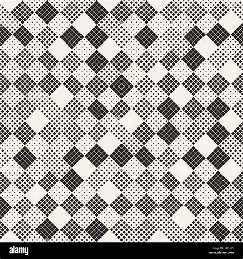 Modern Stylish Halftone Texture Endless Abstract Background With Random Size Squares Vector