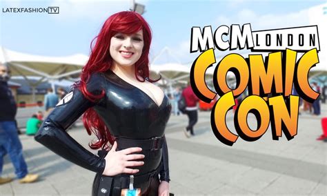Black Widow Latex Cosplay Girl Comiccon 3d 8k60 Deovr