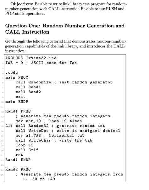 Solved Objectives Be Able To Write Link Library Test