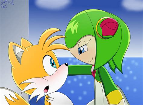 Cosmo Rizzing Up Tails Sonic X Redraw By Andtails1 On Deviantart