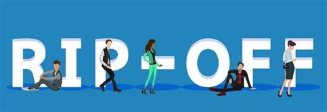 Premium Vector People On Ripoff For Web Mobile App Presentations