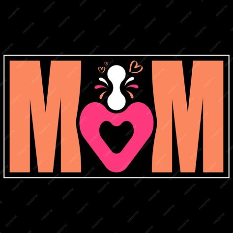 Premium Vector I Love Mom T Shirt Design Vector