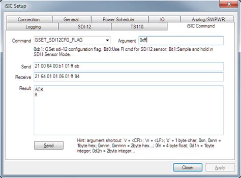 Set Sdi 12 For Continuous Measurements Nexsens