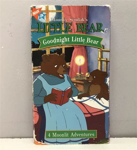 Nick Jr Sendak Little Bear Goodnight Vhs Video Tape Vtg Nickelodeon