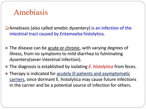 SOLUTION Amebiasis Drugs Studypool