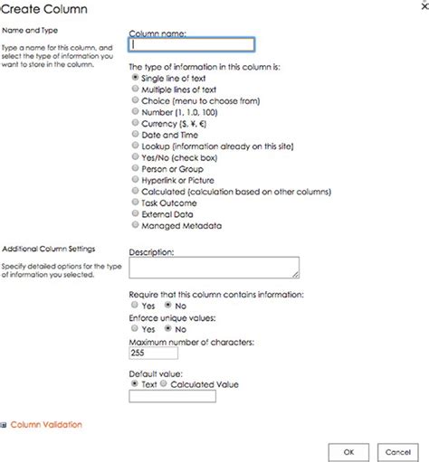 Adding A Single Column To A Sharepoint List Application Download Scientific Diagram