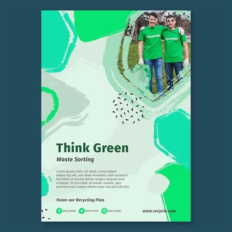 Vectores E Ilustraciones De Flyer Medioambiente Para Descargar Gratis