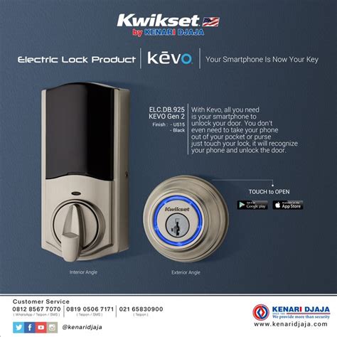 Kwikset Electric Lock Kunci Elektrik Yang Bisa Di Operasikan Menggunakan Smartphone Dapatkan