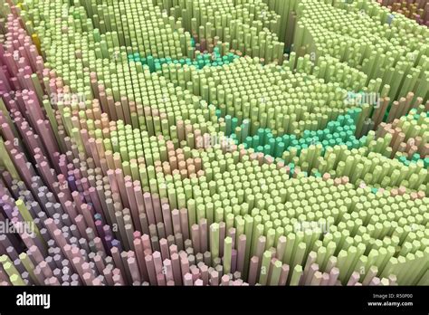 Colorful 3d Rendering Geometric Structure Block Illustrations Of Shape Composition For