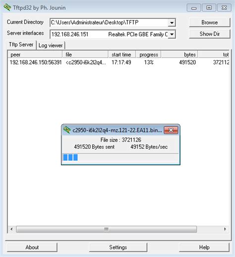 Modification De Limage Ios Dun équipement Cisco Avec Un Serveur Tftp