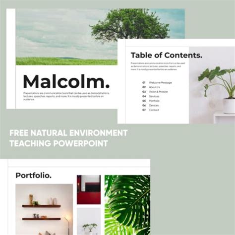 Free Natural Environment Teaching Powerpoint MasterBundles