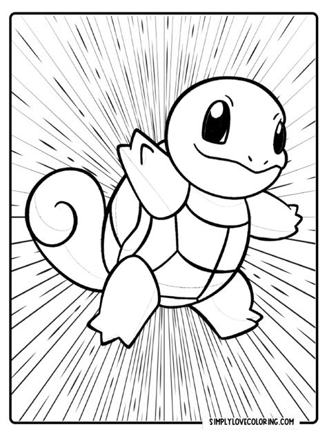 Coloring Pages Pokemon Squirtle