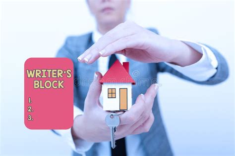Sign Displaying Writer S Block Business Showcase Condition Of Being