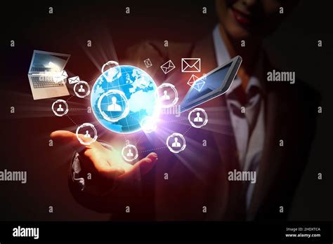 Data Communication Network Social Network Datas Networks Stock