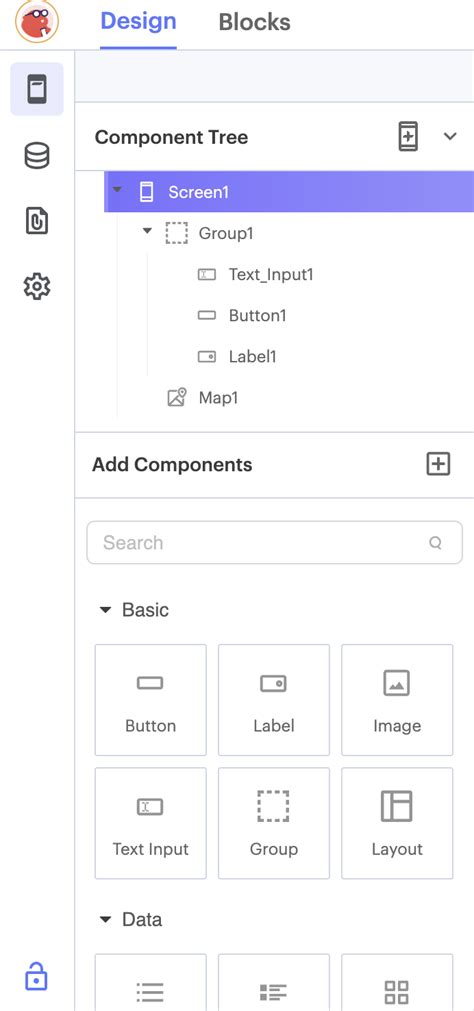 Different Components In Thunkable Technovation Girls