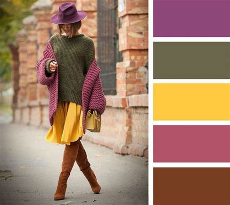 Контрастное сочетание цветов в одежде 87 фото