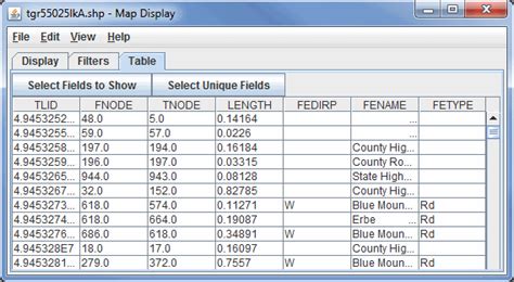 Shapefile Controls