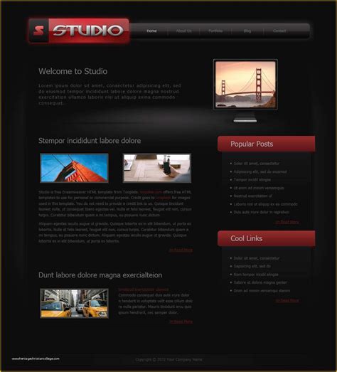Free HTML Layout Templates Of Best Free Bootstrap Blog Templates Colorlib