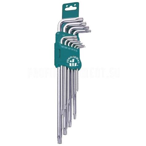 Комплект угловых ключей Jonnesway TORX EXTRA LONG H12S110S [H12S110S ...