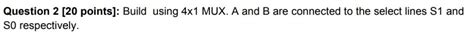 Solved Part II Combinational Circuits Question Chegg