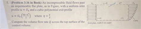 Solved Problem In Book An Incompressible Fluid Chegg