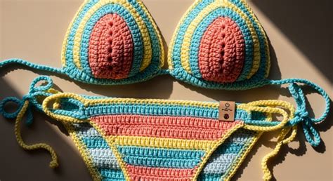 Biquíni De Crochê Para Valorizar Seu Verão Com Conforto Croche Online