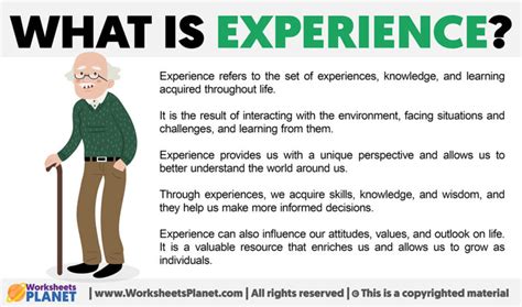 What Is Experience Definition Of Experience
