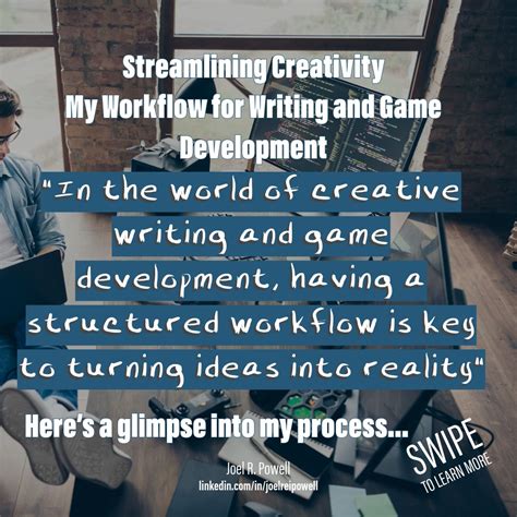 Joel Powell On Linkedin Creativeprocess Writingcommunity