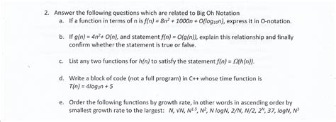 Solved 2 Answer The Following Questions Which Are Related