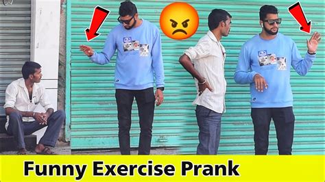 Funny Exercise Prank Part 2 Prakash Peswani Prank Youtube