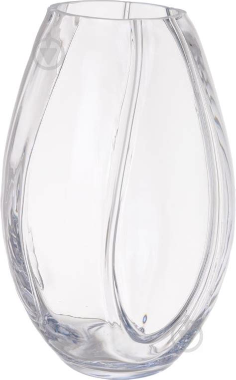 ᐉ Ваза стеклянная прозрачная Санта D25 Cм Wrzesniak Glassworks • Купить в Киеве Украине