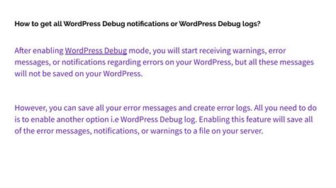 Ppt Wordpress Debugging Powerpoint Presentation Free Download Id
