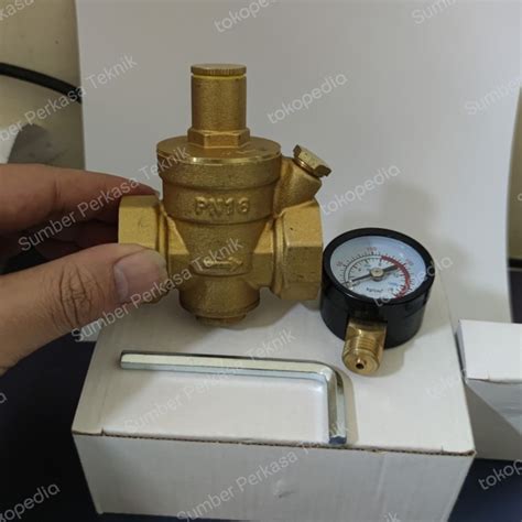 Jual Cod Pressure Reducing Valve Brass Kuningan Pn16 Drat 34 Inch Dn 20 Terbatas Shopee