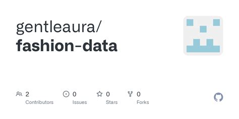 GitHub Gentleaura Fashion Data
