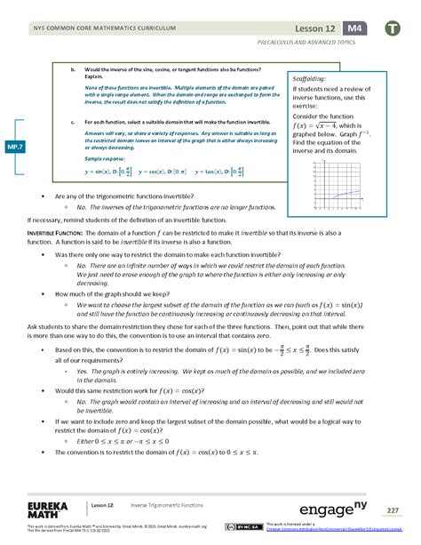 Solution Precalculus M4 Topic C Lesson 12 Teacher Studypool