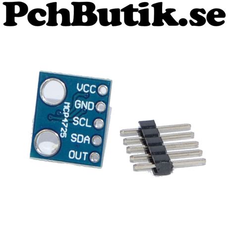 MCP4725 DAC D A I2C TILL 12 BITARS ANALOG UT PASSAR ARDUINO Ver 2023