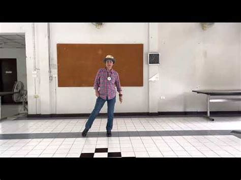 Slapping Leather Line Dance - YouTube